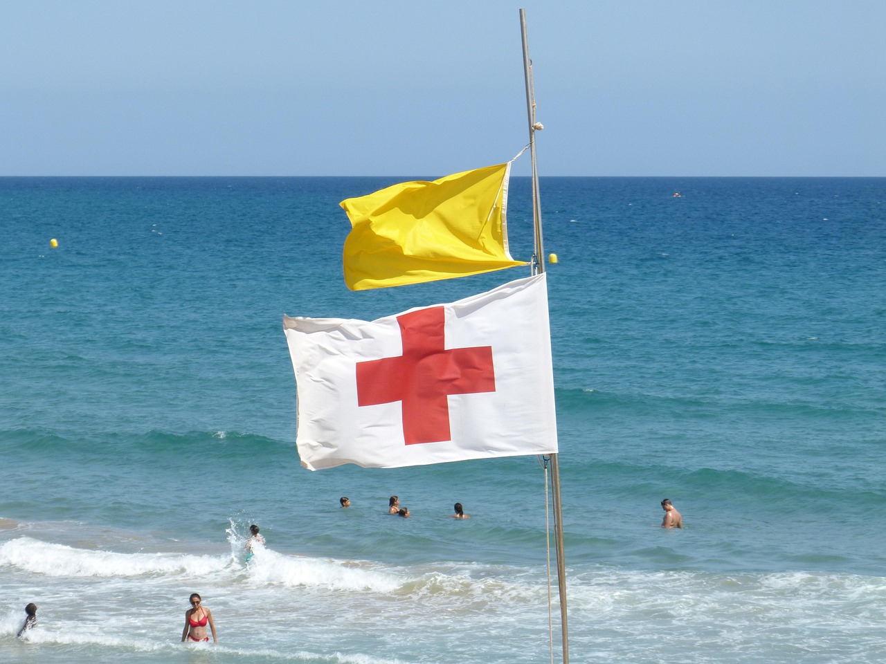 Bandeira Praia Amarelo - Foto gratuita no Pixabay - Pixabay