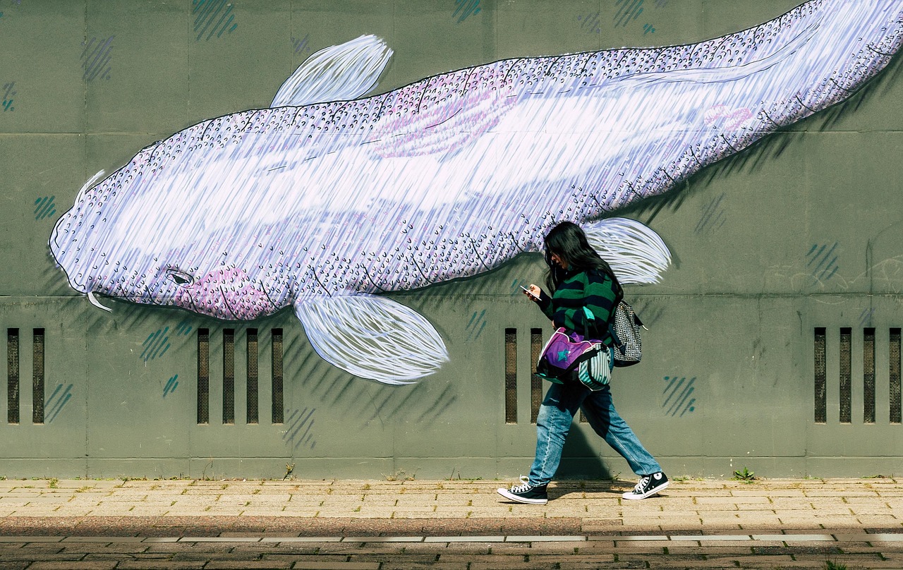 Graffiti Fish Street - Free photo on Pixabay
