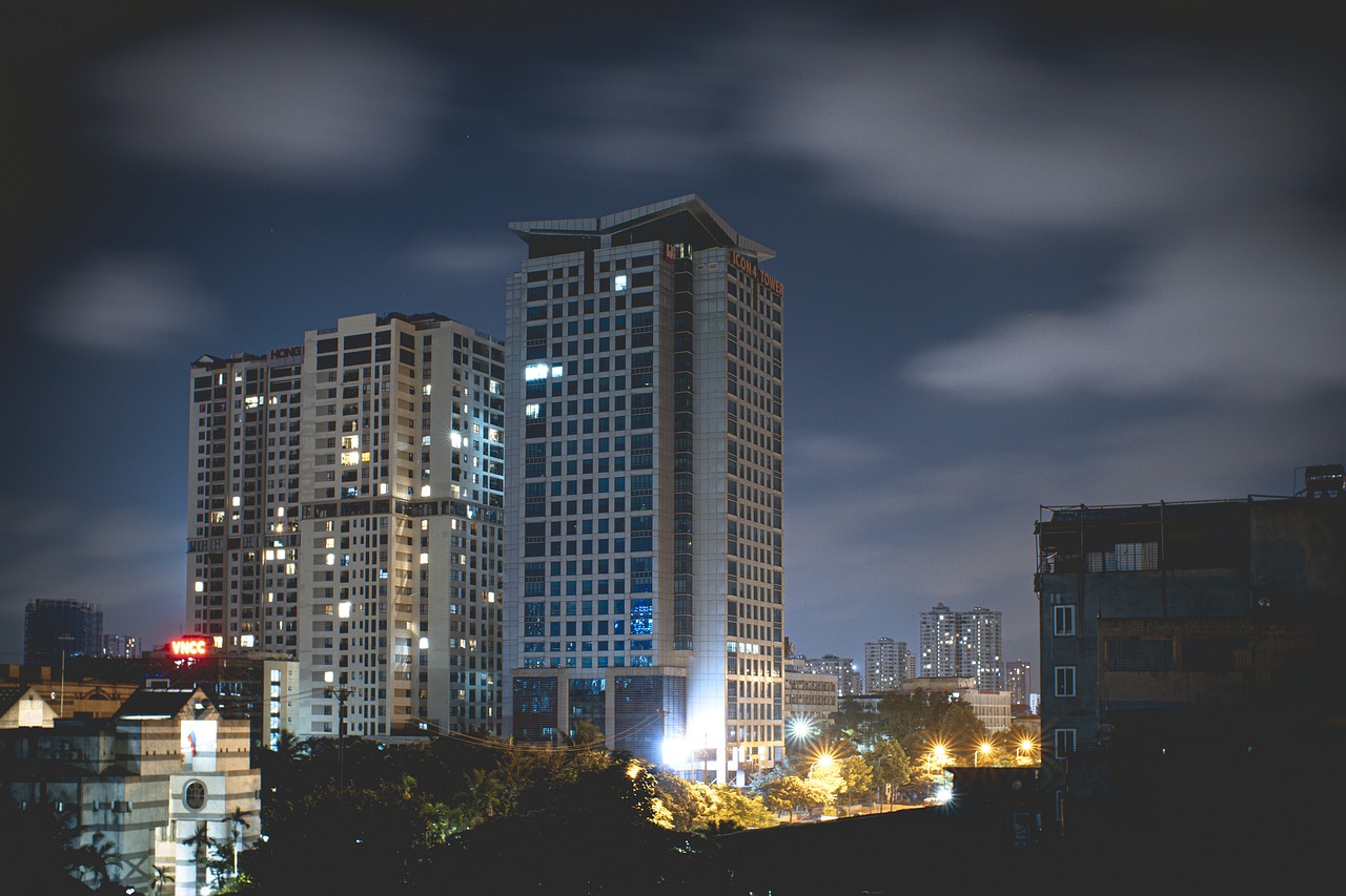 Evening City Buildings - Free photo on Pixabay - Pixabay