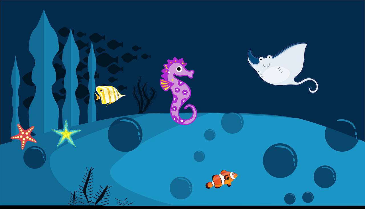 Explore 8,728+ Free Marine Life Illustrations: Download Now - Pixabay