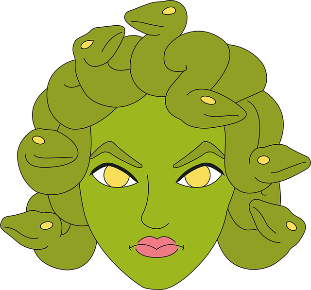 Download Jellyfish, Snakes, Mythology. Royalty-Free Vector Graphic ...