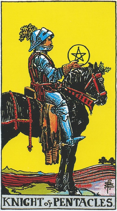 Download Knight Of Pentacles, Tarot, Card. Royalty-Free Stock ...