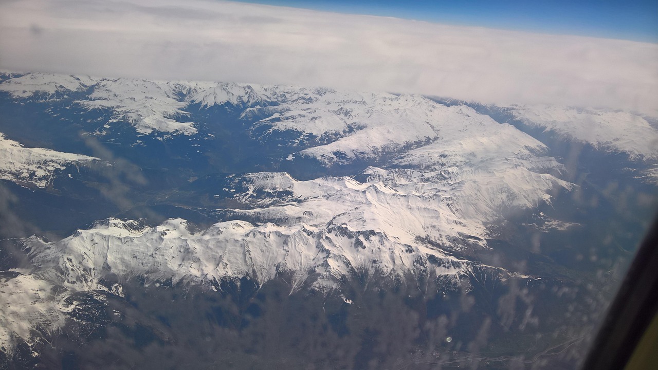 Die Alpen Gebirge Mit Dem Flugzeug - Kostenloses Foto auf Pixabay - Pixabay