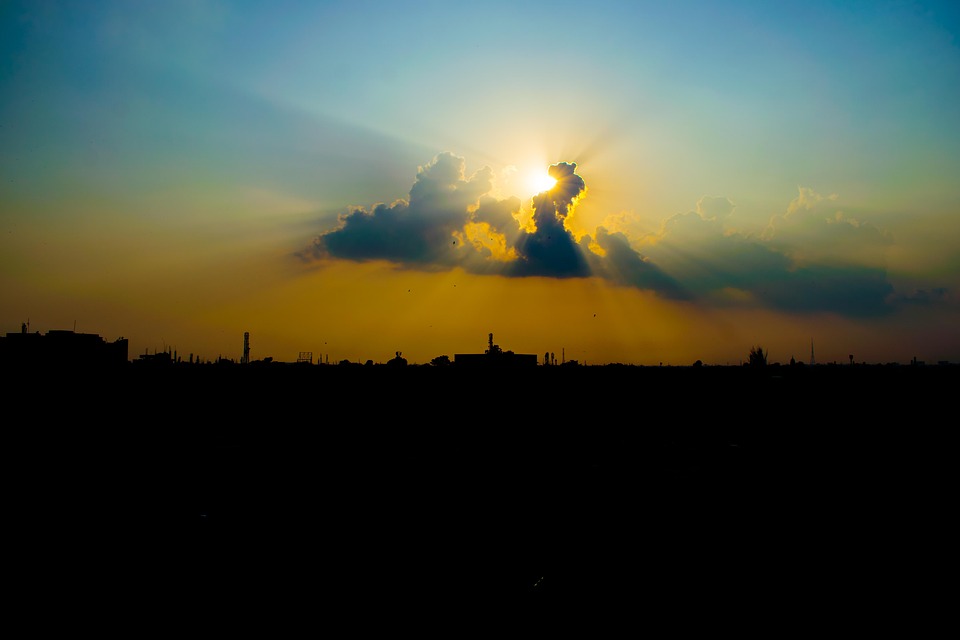 Sunset City Sky - Free photo on Pixabay