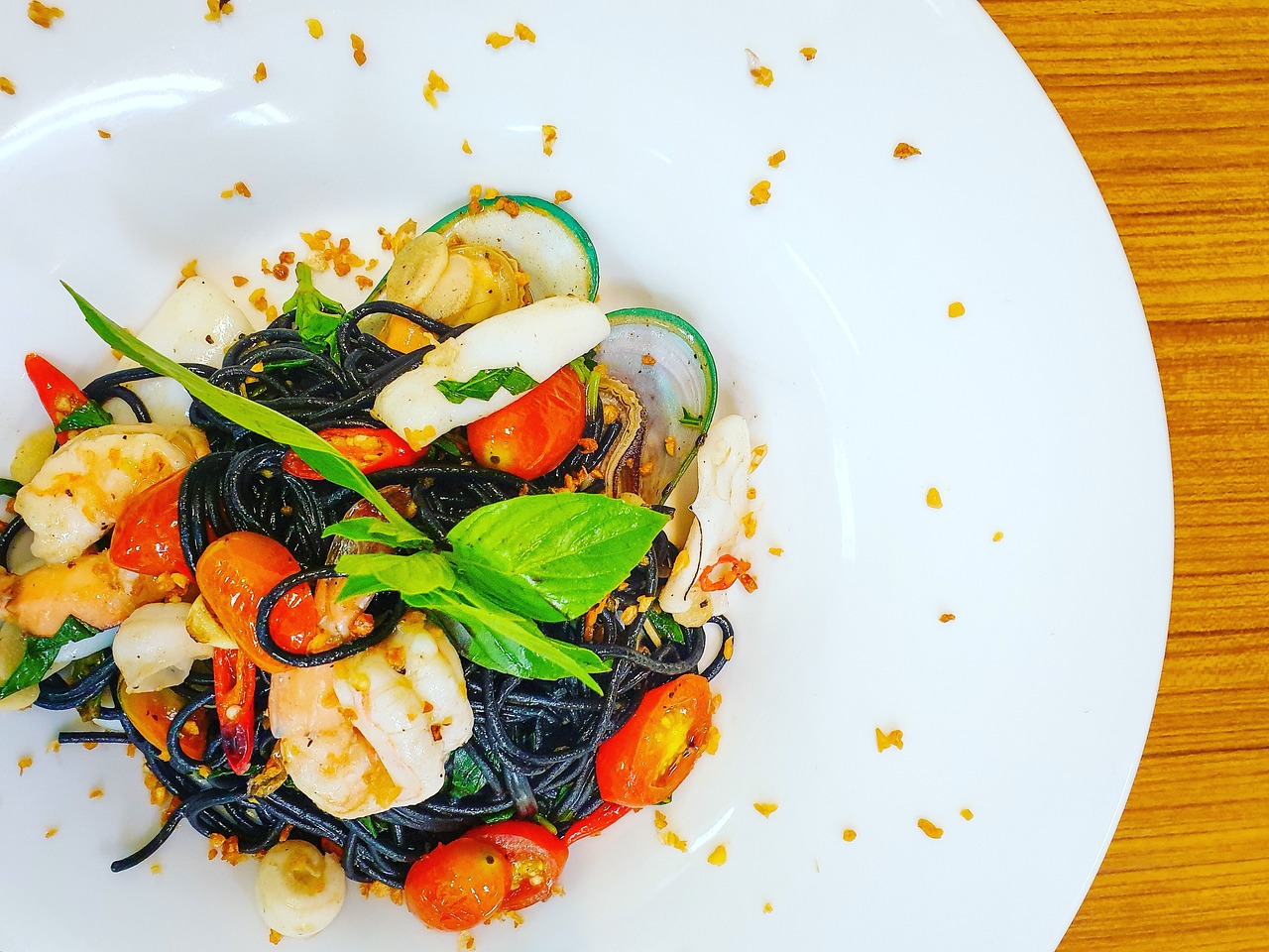 Spaghetti Crevette Calamar - Photo gratuite sur Pixabay - Pixabay