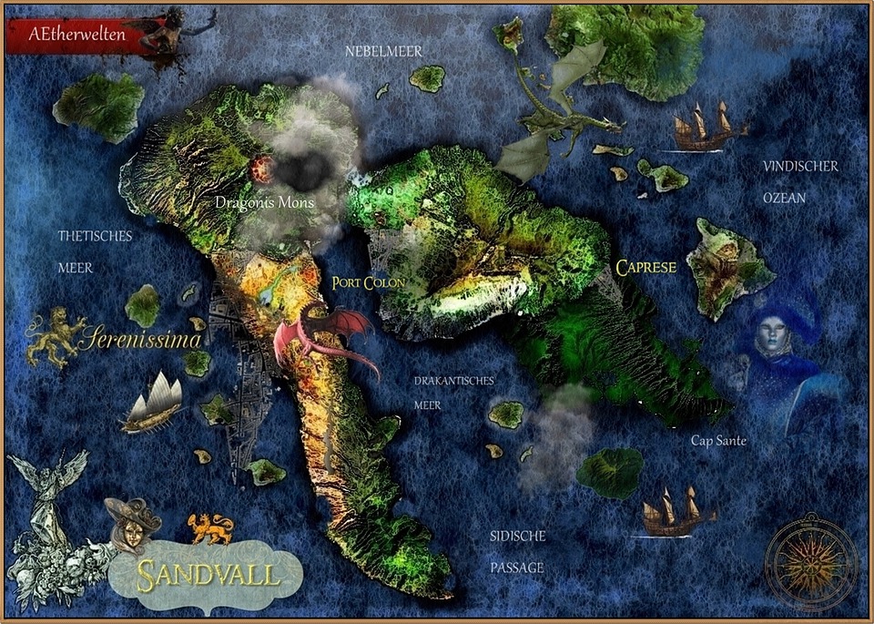 Map Continents Fantasy - Free image on Pixabay