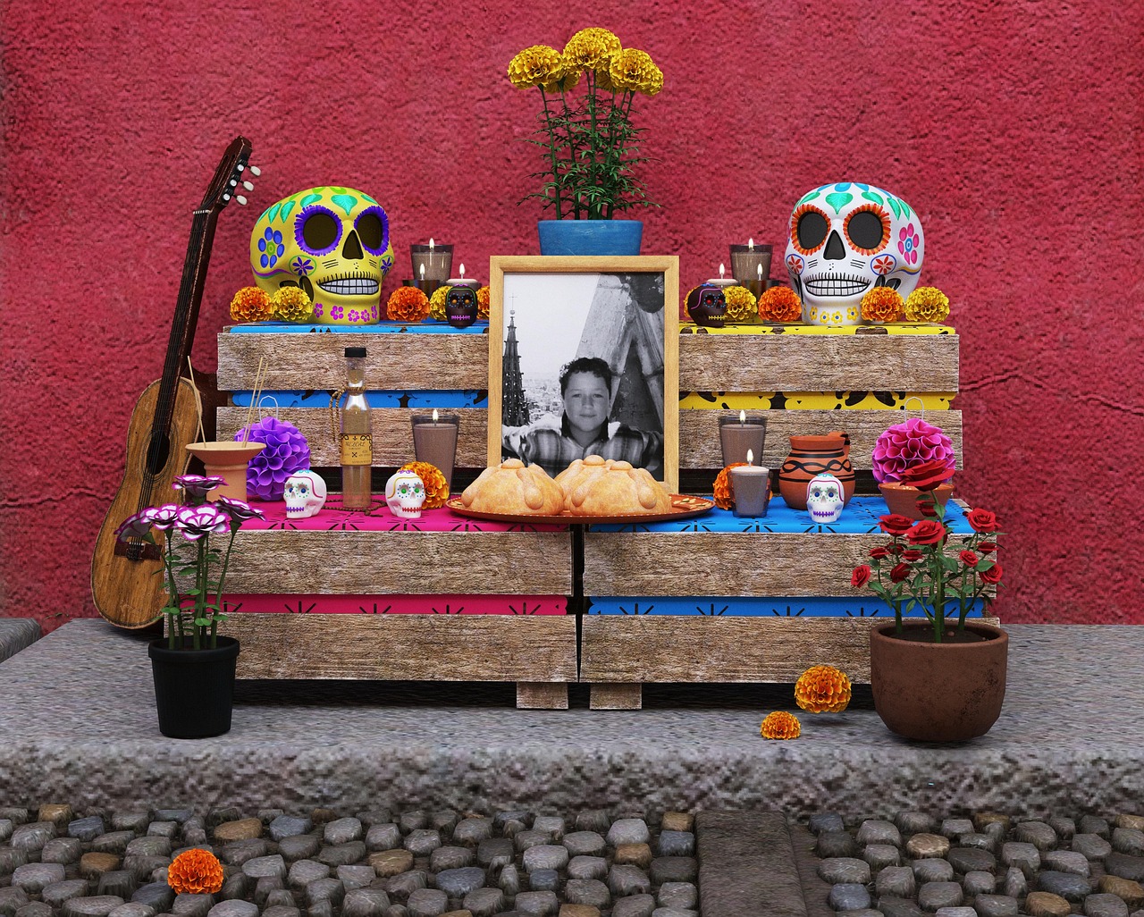 Tag Der Toten Día De Muertos Altar - Kostenloses Foto auf Pixabay - Pixabay