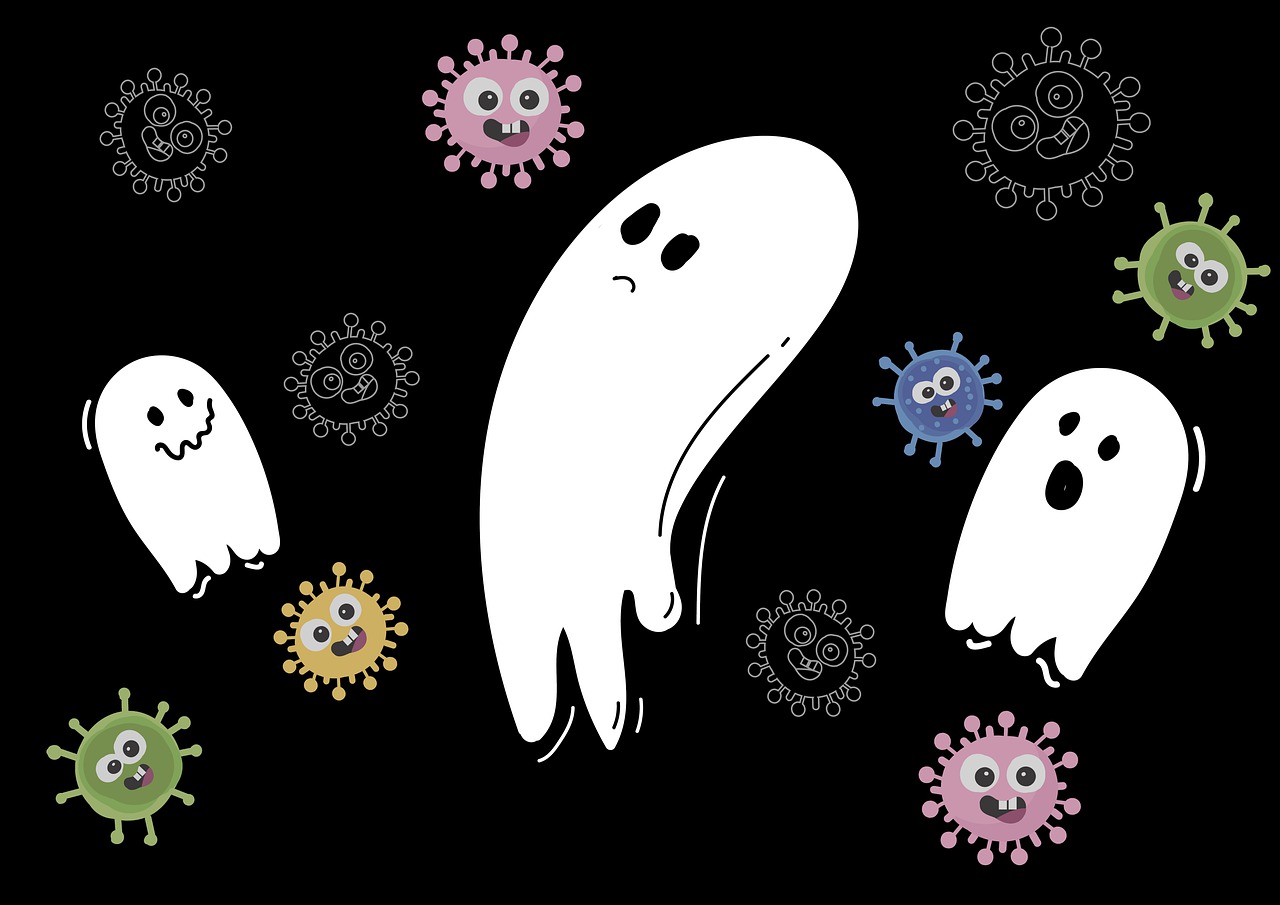 Halloween Geist Virus - Kostenloses Bild auf Pixabay - Pixabay