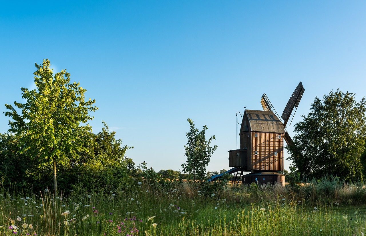 Windmill Nature Meadow - Free photo on Pixabay - Pixabay