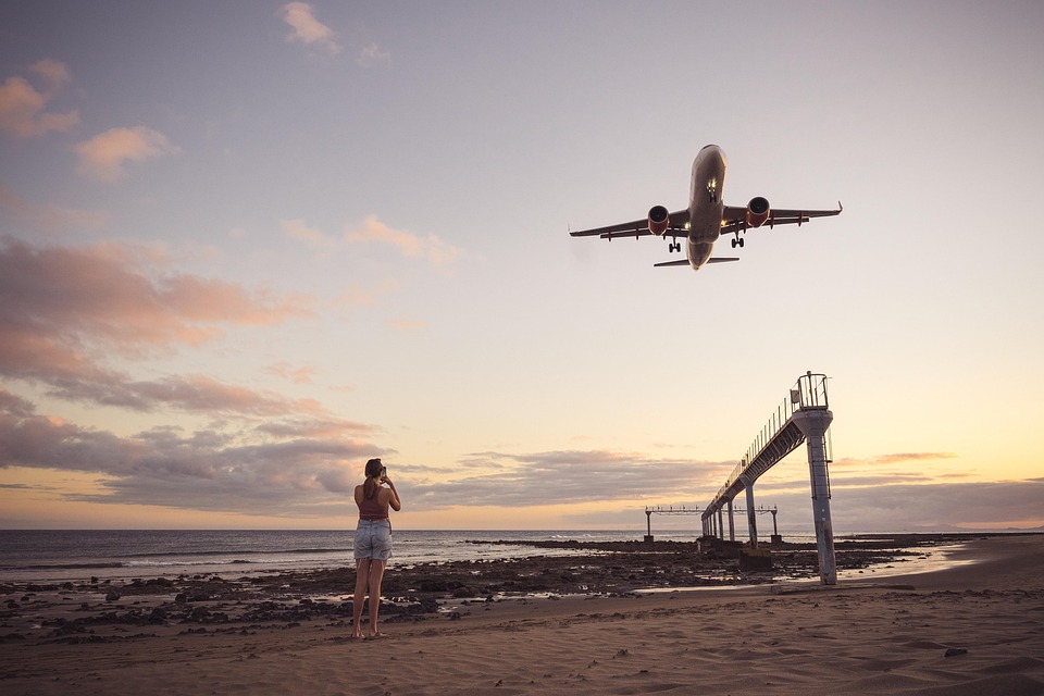 Beach Airplane Sunset - Free photo on Pixabay - Pixabay