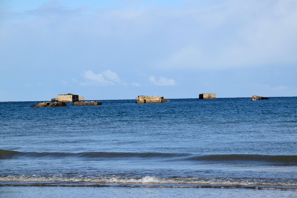 Normandy Sea Historical Site - Free photo on Pixabay - Pixabay