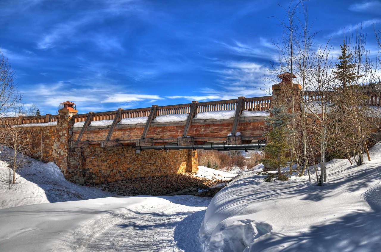 Bridge Winter Alps - Free photo on Pixabay