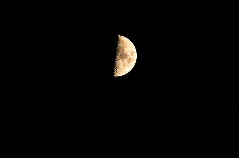 Half Moon Night Sky - Free photo on Pixabay