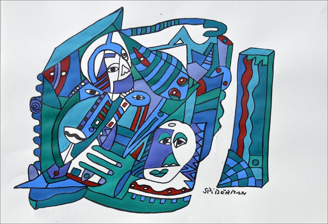 Arte Cubismo Homem Aranha - Imagens grátis no Pixabay - Pixabay