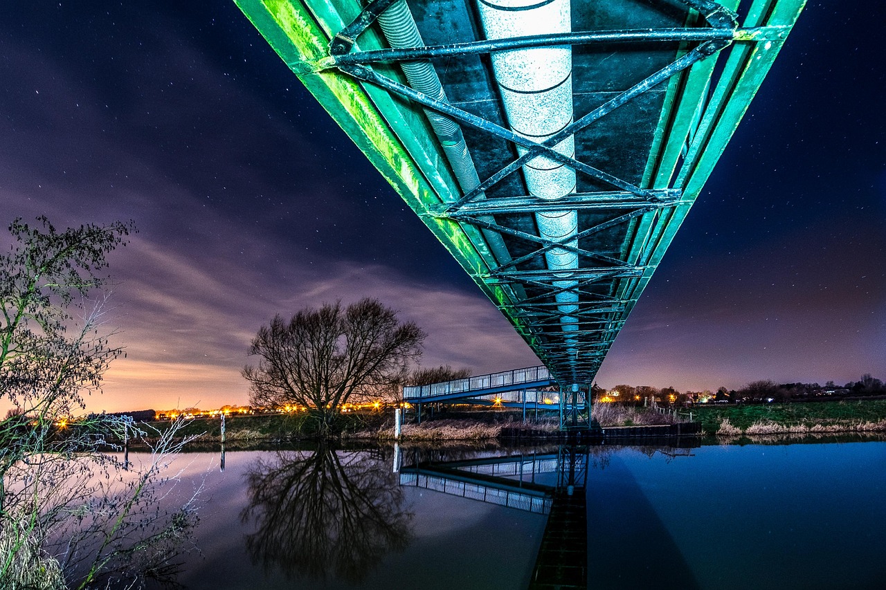 Bridge River Night - Free photo on Pixabay - Pixabay
