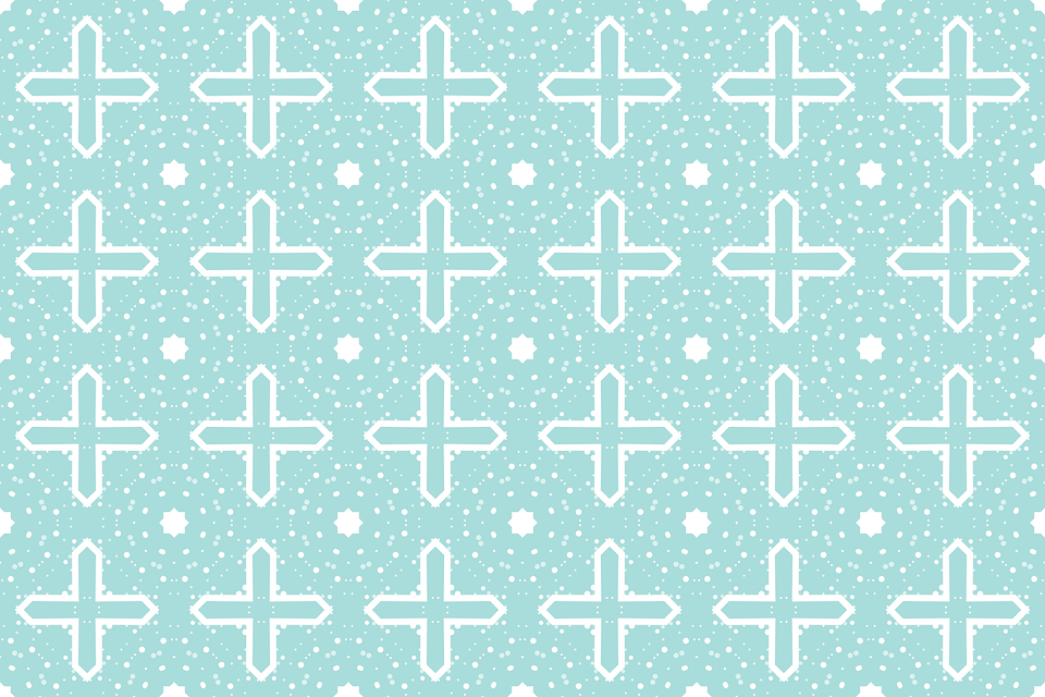 Download Cross Pattern Blue Background Cross Background Royalty-Free ...