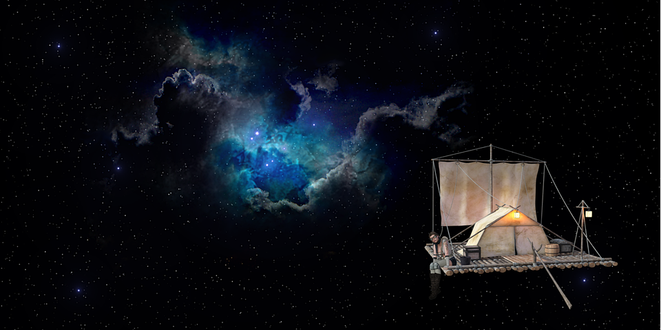 Download Space, Raft, Travel. Royalty-Free Stock Illustration Image ...