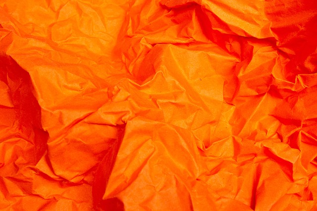 Crumpled Paper Orange - Free photo on Pixabay