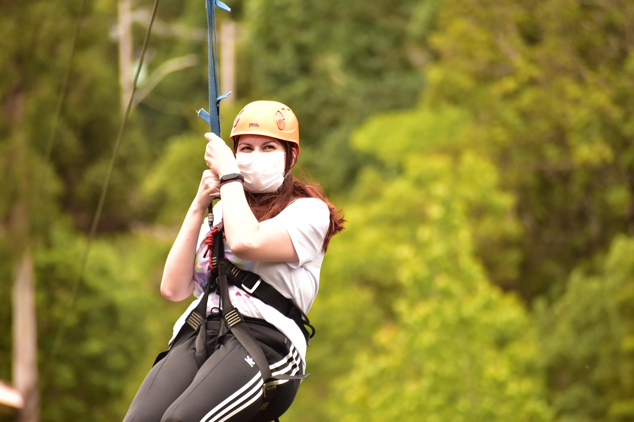Woman Adventure Zipline - Free photo on Pixabay