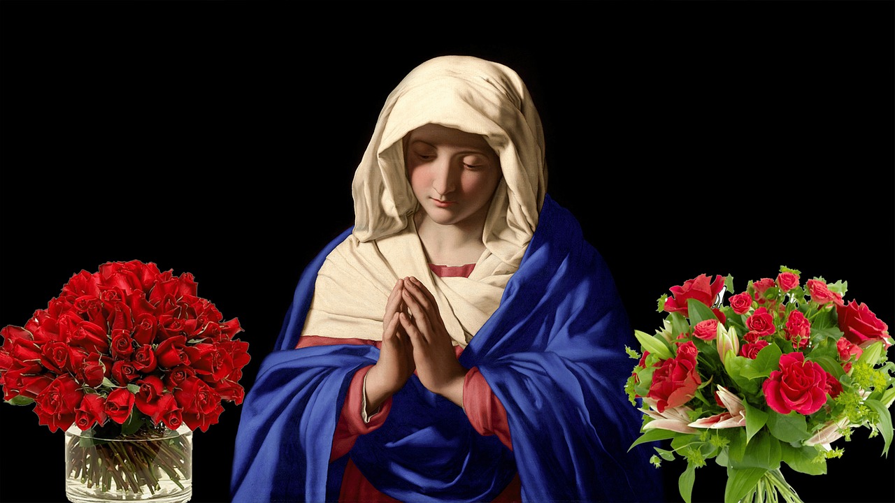 Virgin Mary Statue Blessed - Free photo on Pixabay