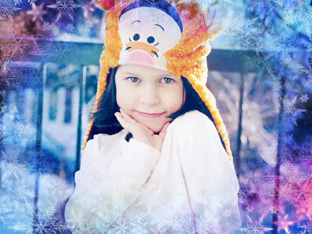 Download Little Girl Fantasy Portrait Royalty-Free Stock Illustration ...