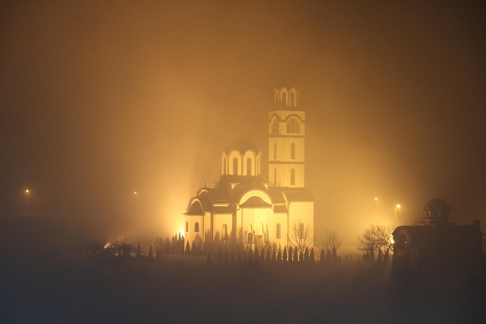 Monastery Fog Night - Free photo on Pixabay - Pixabay