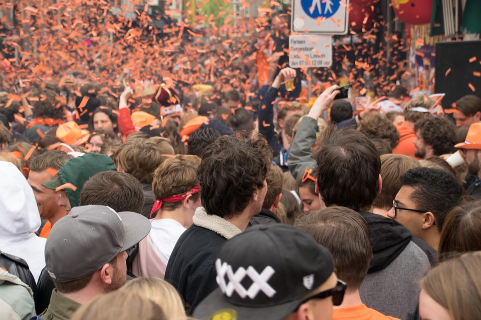 Crowd Amsterdam King'S Day - Free photo on Pixabay