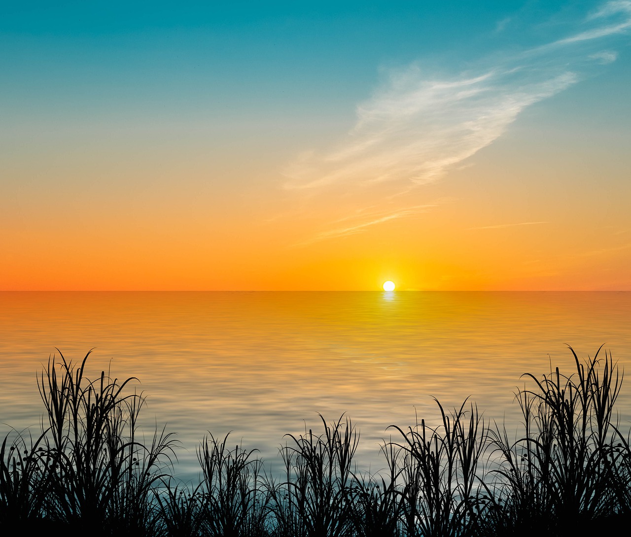 Download Sunset, Nature, Sea. Royalty-Free Stock Illustration Image ...