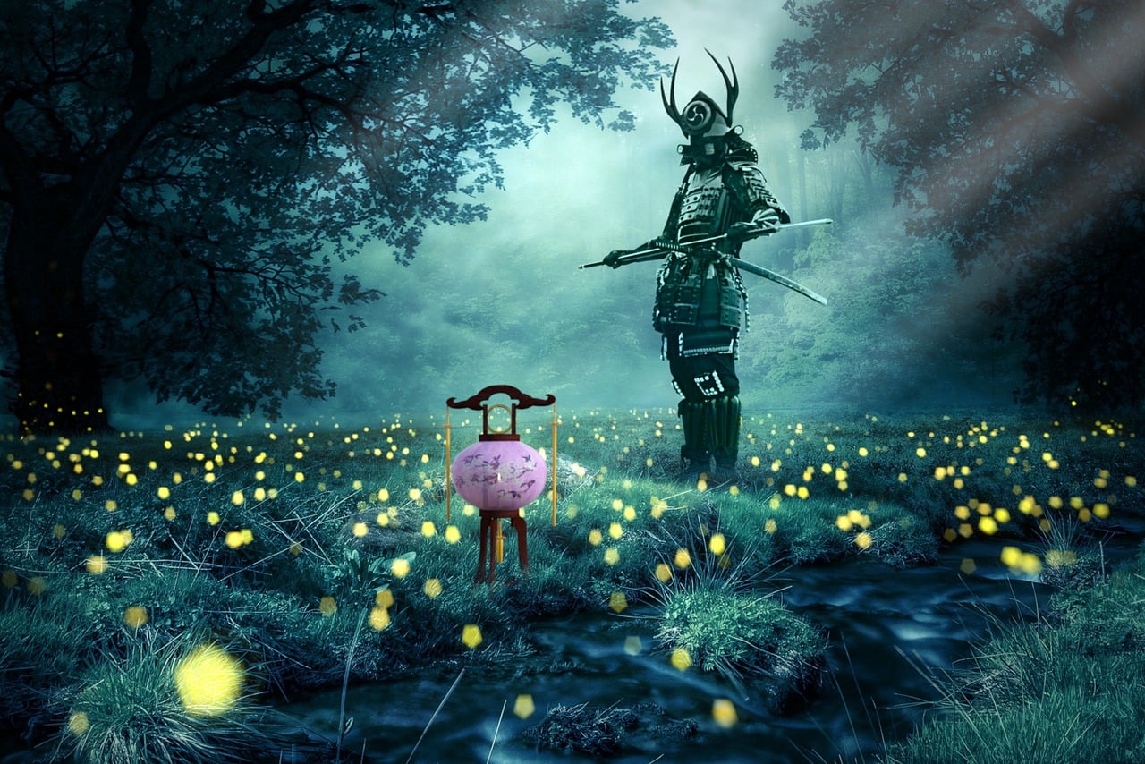 Download Background, Samurai, Warrior. Royalty-Free Stock Illustration ...