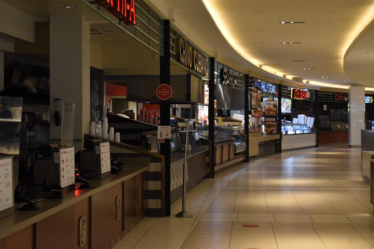 快餐店 广场购物中心 休斯敦，德克萨斯州 - Pixabay上的免费照片 - Pixabay