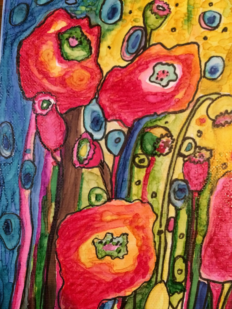 Bunt Mohnblumen Textur - Kostenloses Foto auf Pixabay - Pixabay