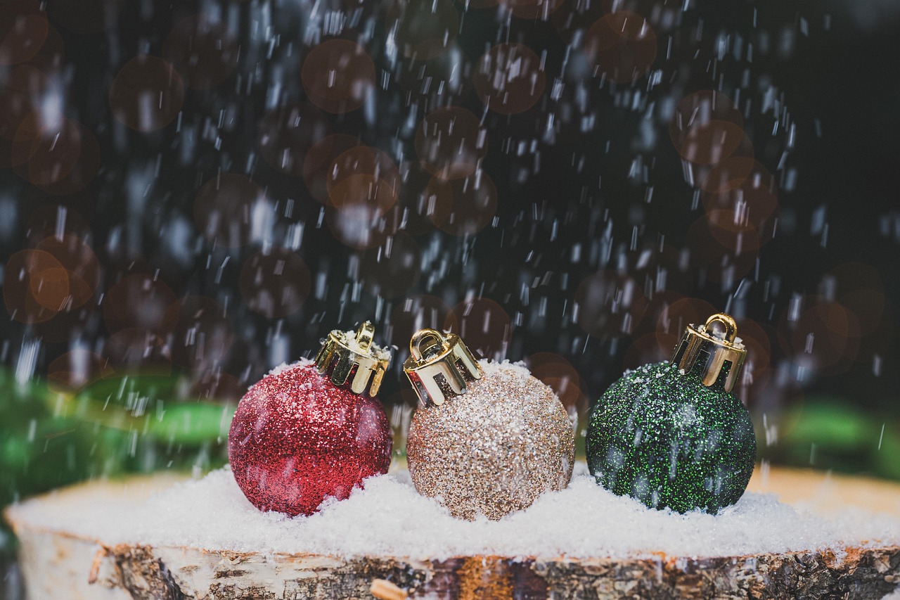 Bolas De Navidad Nieve - Foto gratis en Pixabay - Pixabay