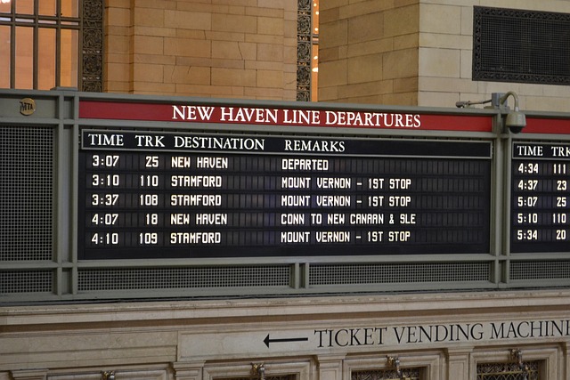 Sign Departures New Haven Line - Free photo on Pixabay