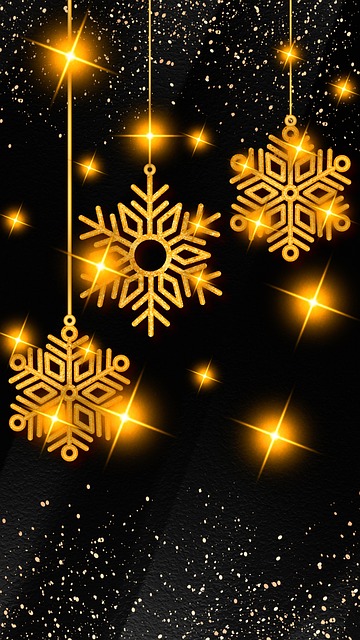 Wallpaper Dark Snowflakes - Free photo on Pixabay