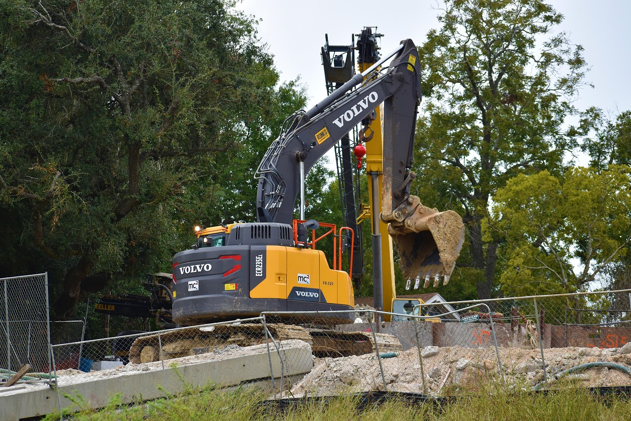 Volvo Excavator Bulldozer Digging - Free photo on Pixabay