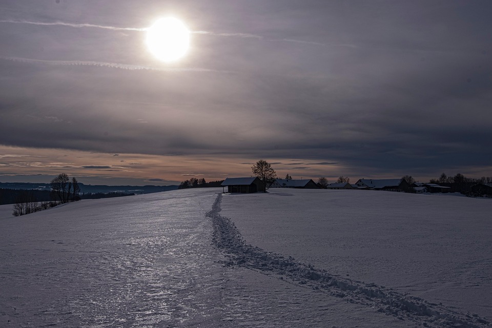 Winter Landscape Snow Sunset - Free photo on Pixabay - Pixabay