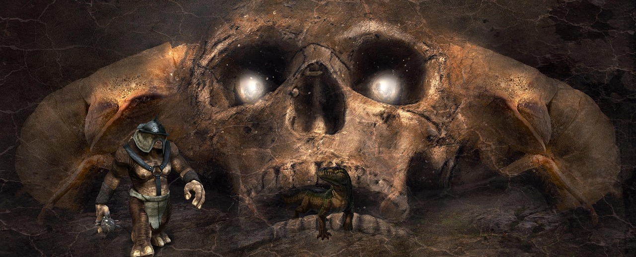Fantasy Skull Wallpaper Fantasy Island Skull Rock Formation Wallpaper