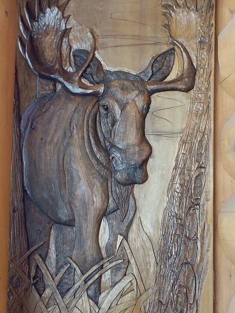 Download Moose, Wood, Carving. Royalty-Free Stock Illustration Image ...