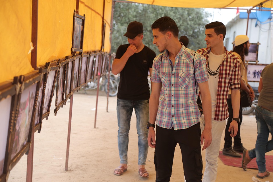Men Palestine Photo Exhibit - Free photo on Pixabay