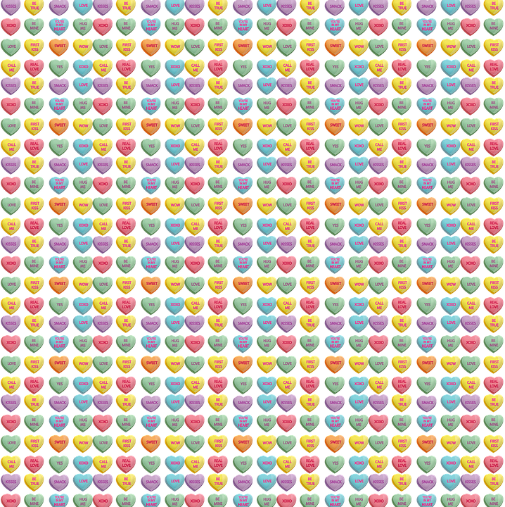 Download Pattern, Hearts, Candy. Royalty-Free Stock Illustration Image ...
