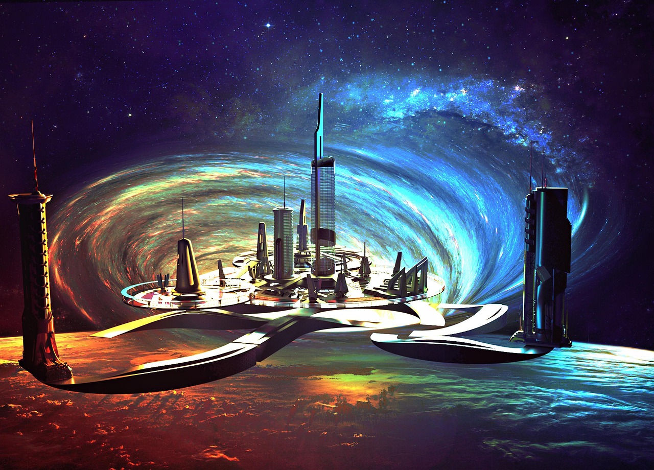 Cosmo Futuristic Outer Space 8K Ultra HD Sci Fi Cosmos: Journey