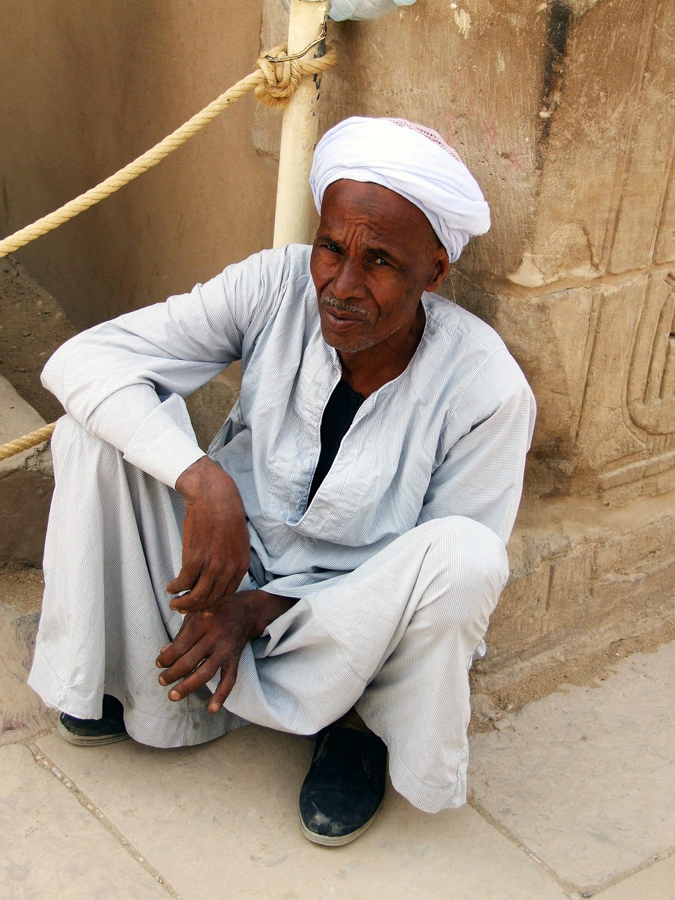 Egypt Temple Old Man Elderly - Free photo on Pixabay
