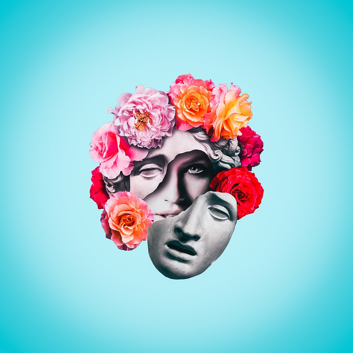 Download Mask, Flowers, Girl. Royalty-Free Stock Illustration Image ...