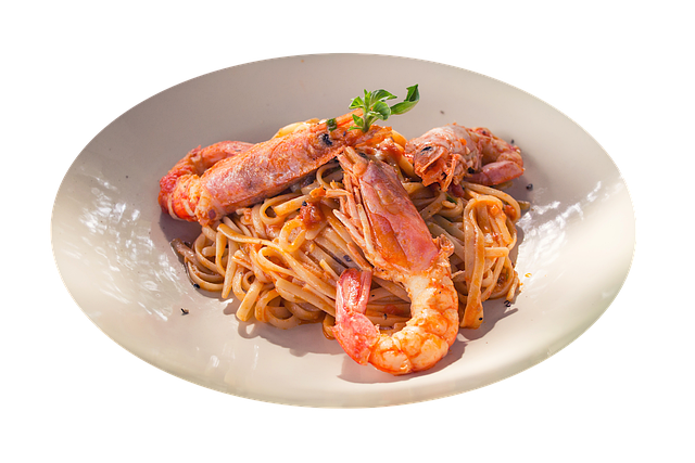 Download Seafood Pasta, Prawns, Food. Royalty-Free Stock Illustration ...