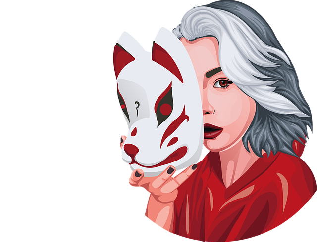 Download Fox, Kitsune, Woman. Royalty-Free Stock Illustration Image ...