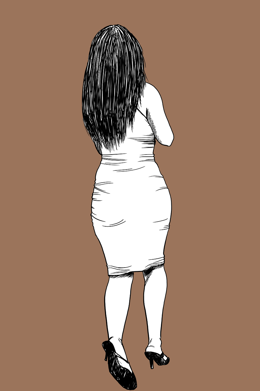 Download Woman, Line Art, Drawing. Royalty-Free Stock Illustration ...