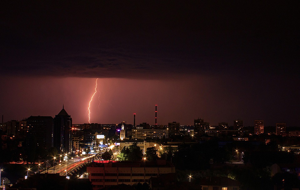 Ville Tempête Éclair Conditions - Photo gratuite sur Pixabay