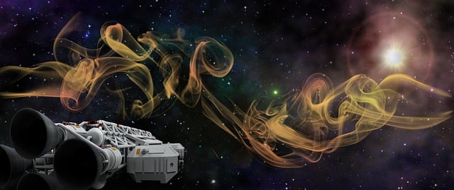 Download Spaceship, Space, Universe. Royalty-Free Stock Illustration ...