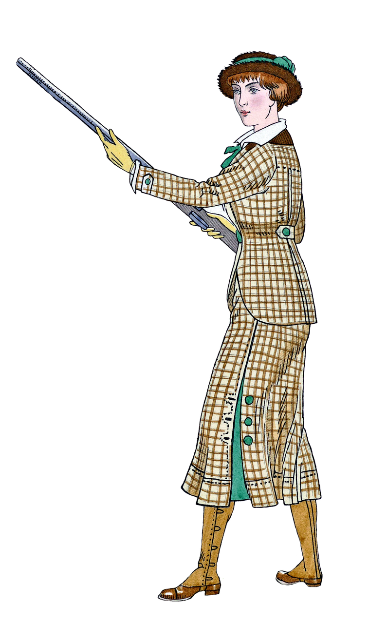 Download Woman, Lady, Shotgun. Royalty-Free Stock Illustration Image ...