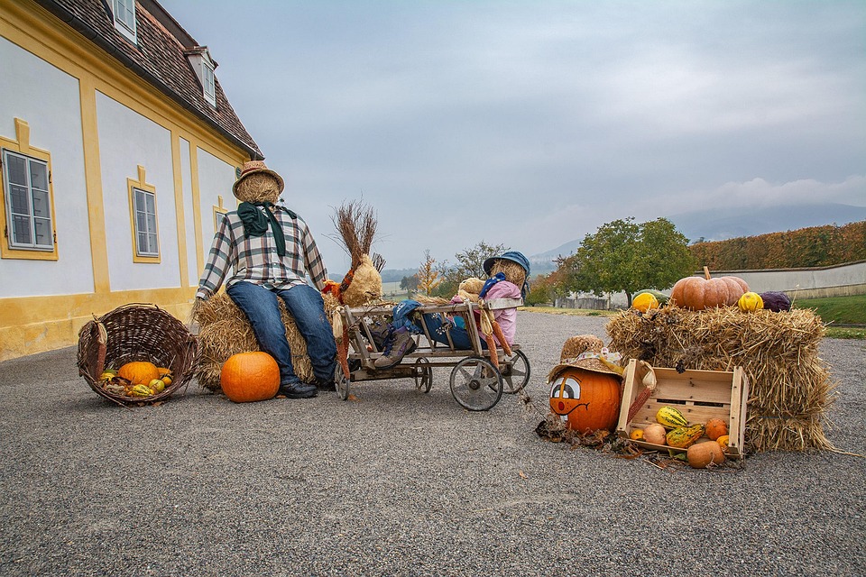 Pumpa Falla Slottsgården - Gratis foto på Pixabay